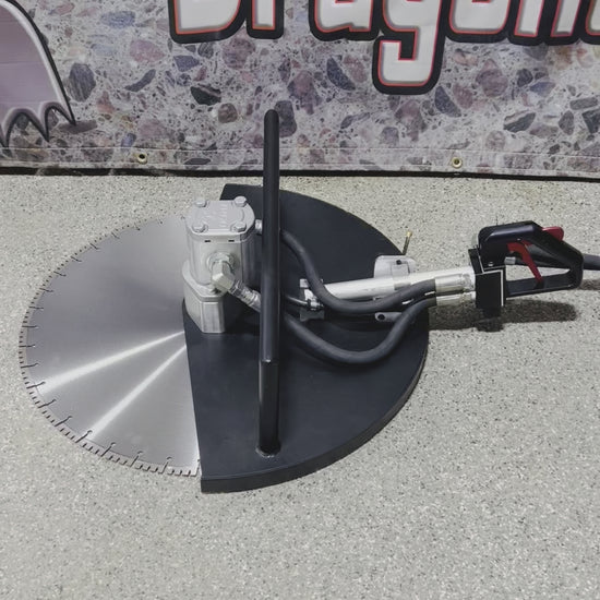 24-Inch Hydraulic Flush Cut | Concrete Handsaw series – Dragon Saw