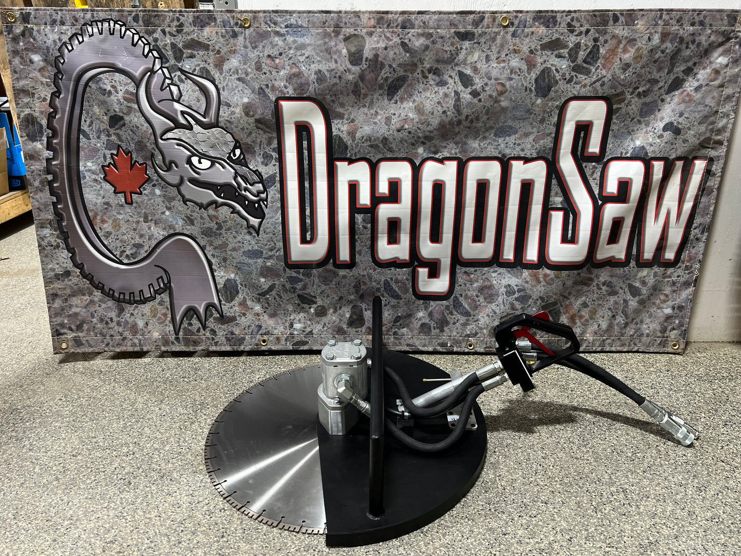 24-Inch Hydraulic Flush Cut | Concrete Handsaw series – Dragon Saw